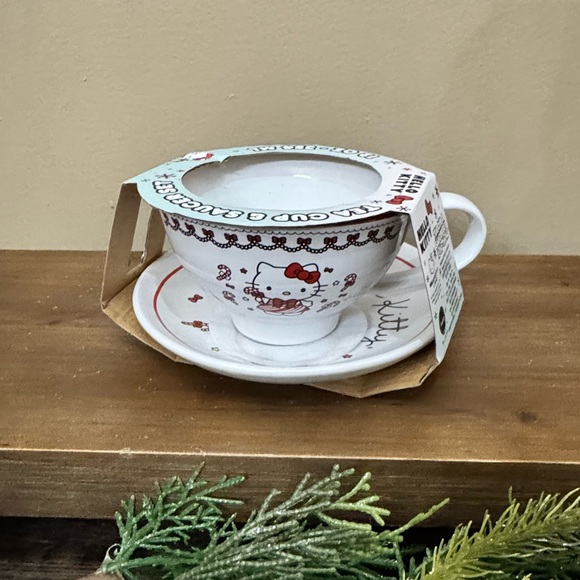 Holiday | Hello Kitty Teacup And Saucer Set | Poshmark